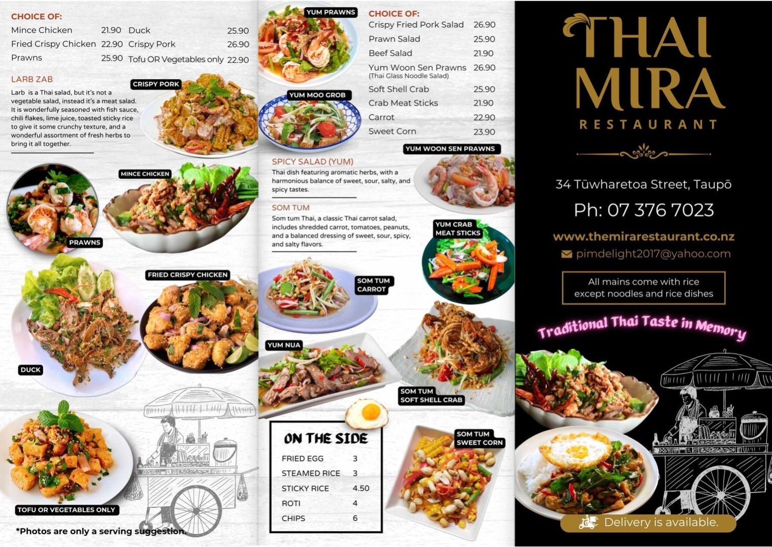 Thai Mira Restaurant Taupo